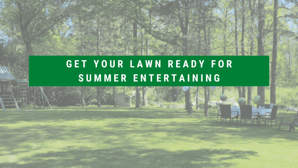 Get your lawn ready for summer entertaining - BB Hoffmansod